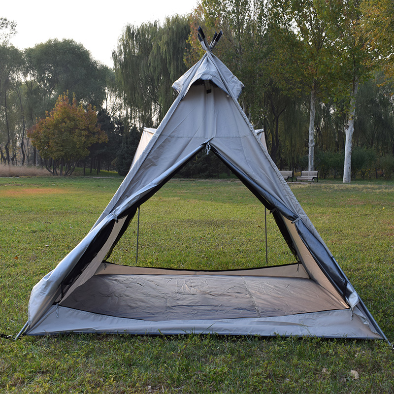China New Arrival Hiking Tipi Cotton Canvas Glamping Tent Large Luxury ...